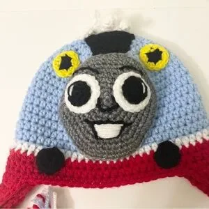 Accessories | Handmade Thomas The Tank Engine Crochet Beanie Hat Kids ...